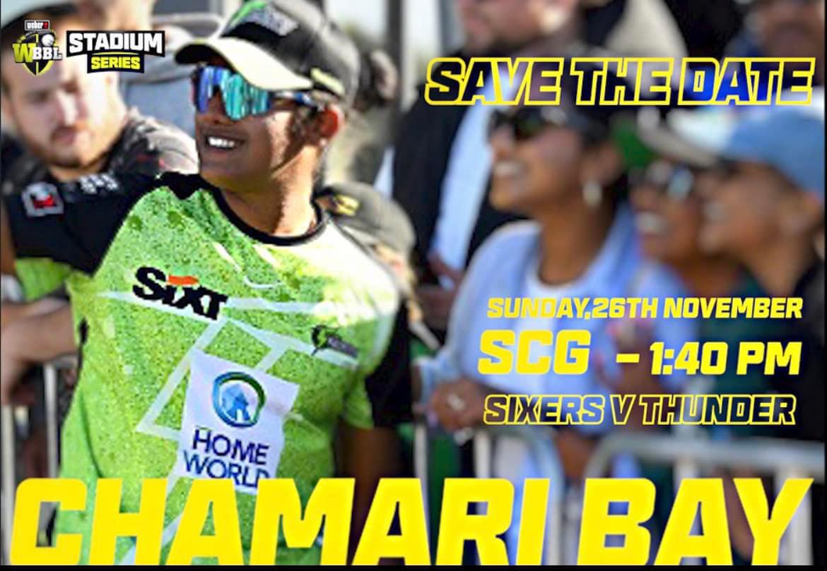 A Seating Zone in SCG to Name After Sri Lankan Star Chamari Athapaththu ...